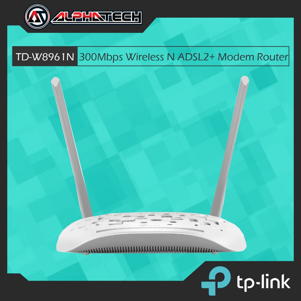 TP-Link W8961N, 300 Mbps Wireless ADSL2+ Modem Router | Shopee Malaysia