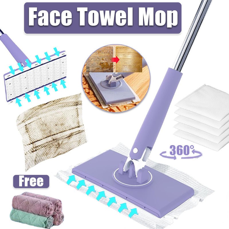 Automatic Cloth Changing Mini Mop lazy person no need to wash small mop ...