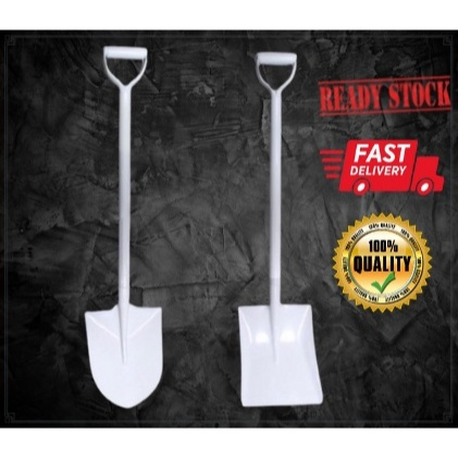 Heavy Duty Bull Steel Flat Shovel Sharp Shovel with Steel Handle Skop ...