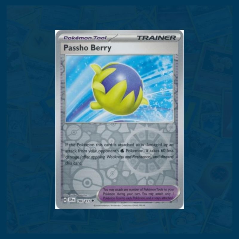 Passho Berry (184/191) Reverse Holo | Surging Sparks | Pokemon TCG Card ...