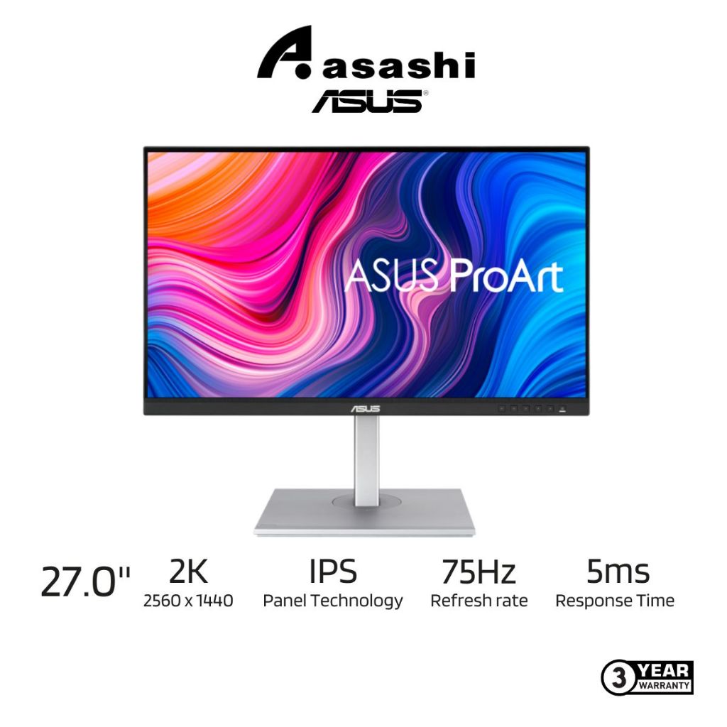 ASUS ProArt Display PA278CV / PA278 Monitor 27" IPS 2K Designer ...