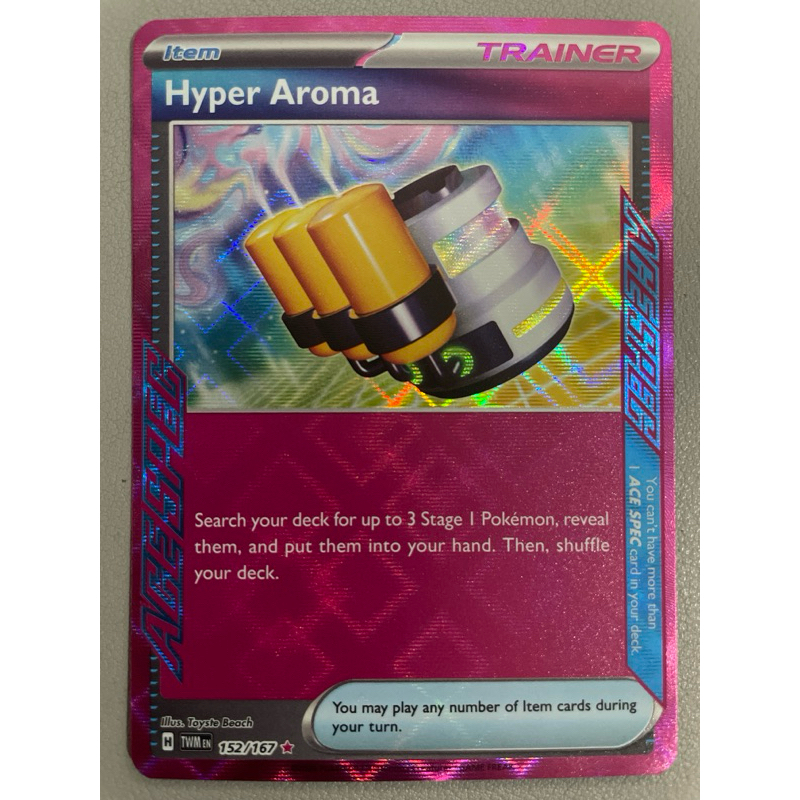 Pokemon PTCG SV06 Twilight Masquerade - 152/167 Hyper Aroma (Ace Rare ...