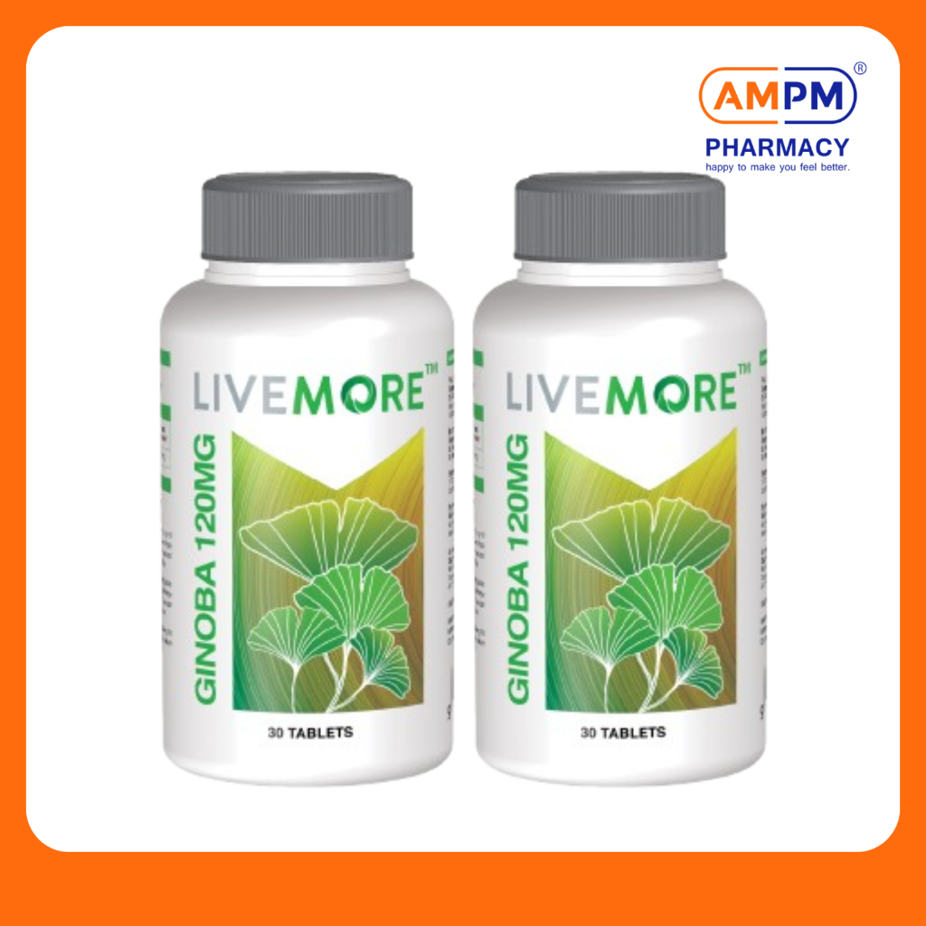 LIVEMORE Ginoba 120mg Tab (30's x 2) | Shopee Malaysia