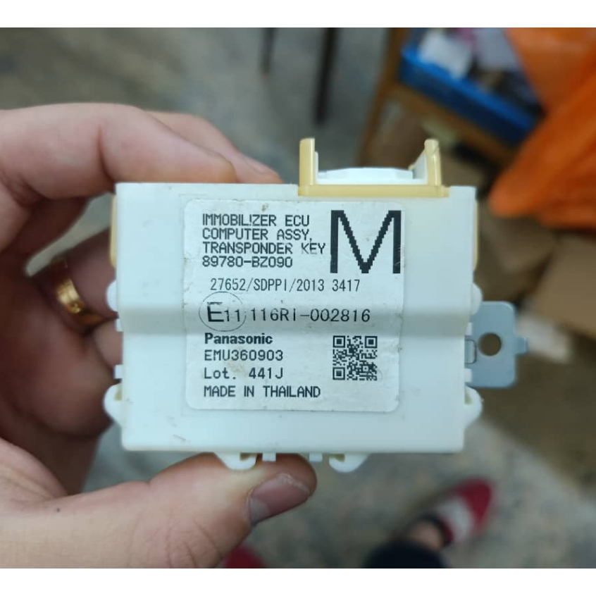 M // E11 89780-BZ090 USED PERODUA AXIA / MYVI / BEZZA IMMOBILIZER ...