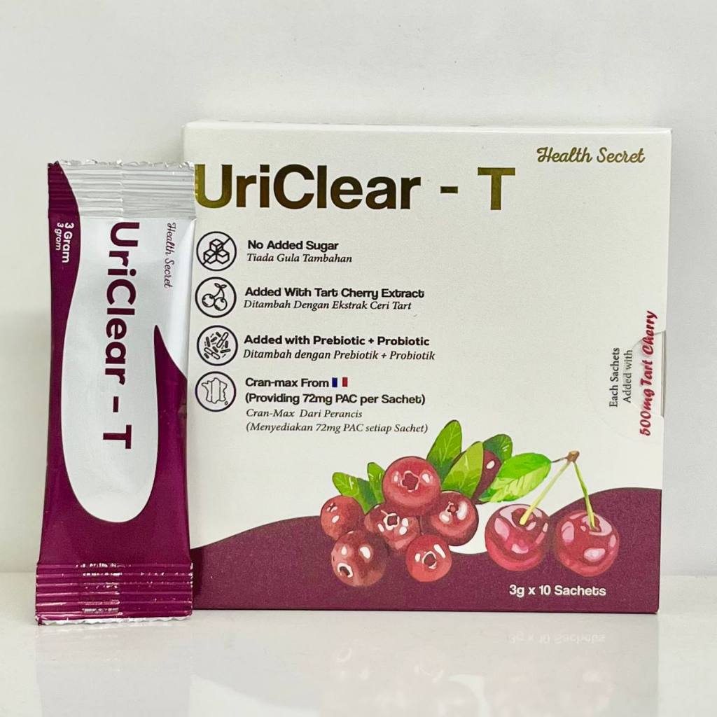 [KKM APPROVED] HEALTH SECRET Uriclear-T | High Dose Cranberry Extract ...