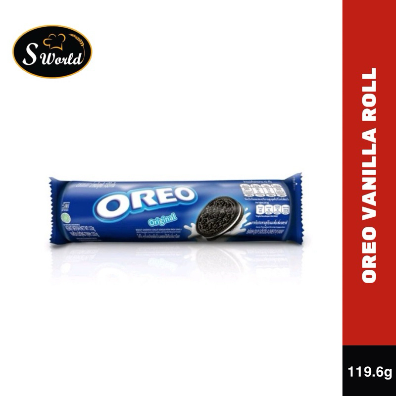 Oreo Vanilla Roll (Original) 119.6g (Snacks/Baking Decoration) | Shopee ...