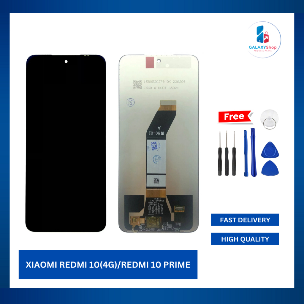 LCD FOR XIAOMI REDMI 10(4G)/REDMI 10 PRIME (1 MONTH WARRANTY) | Shopee ...