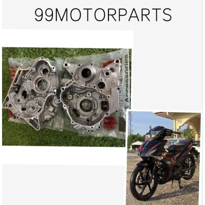yamaha Y15zr Ysuku Y15 zr Crankcase assy 100% ORI original HLY Crank Case Set Kulit Enjin tengah ...