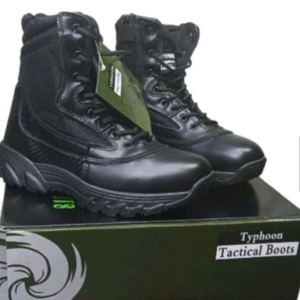 Typhoon Tactical Boot operasi kasut askar | Shopee Malaysia