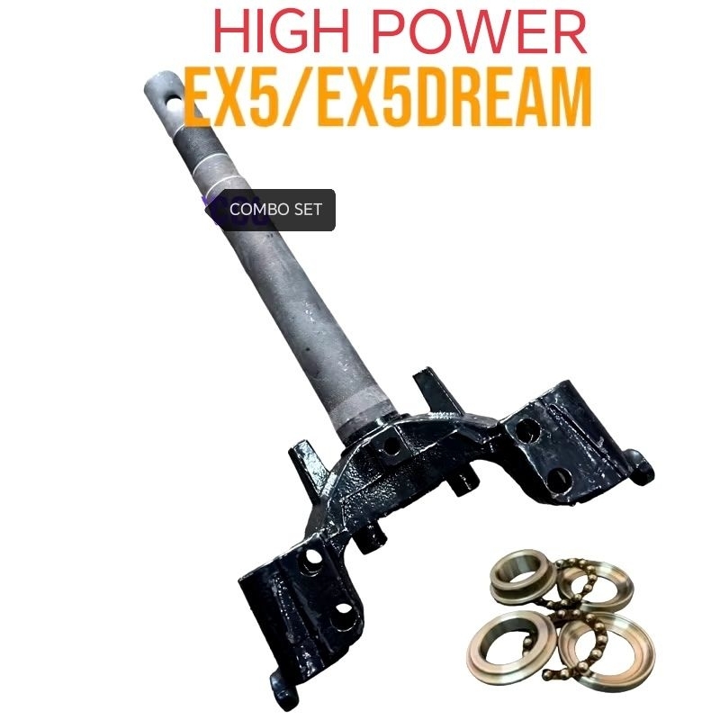 HONDA EX5 DREAM /EX5 HIGH POWER STEERING STEM T FORK BATANG TIGA BEARING CONE STEERING CONE ...