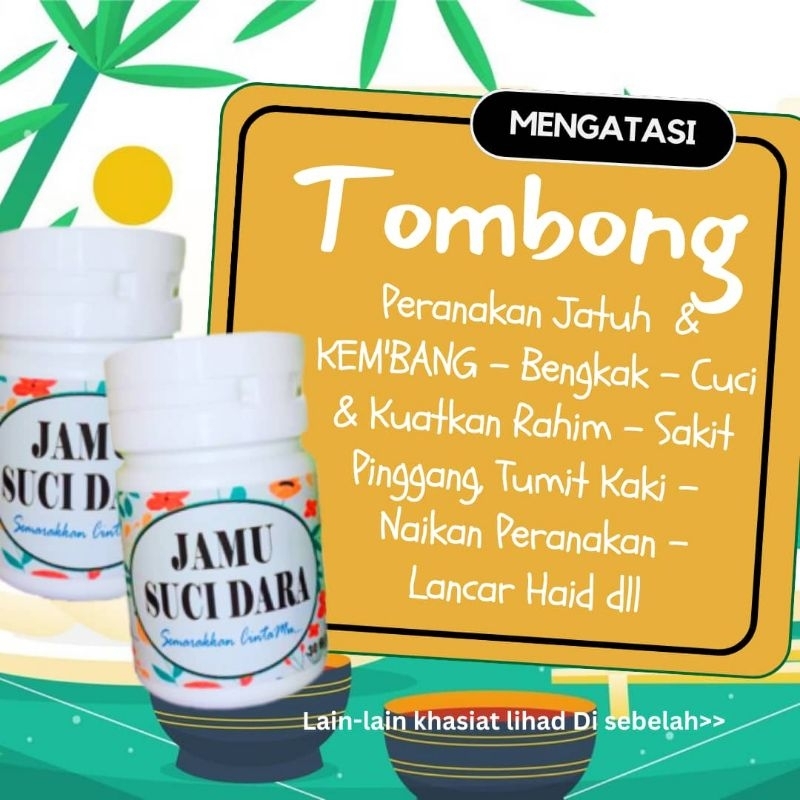 HERBA RAWATAN TOMBONG, Ubat Tombong Peranakan, Ubat kecut Rahim ...