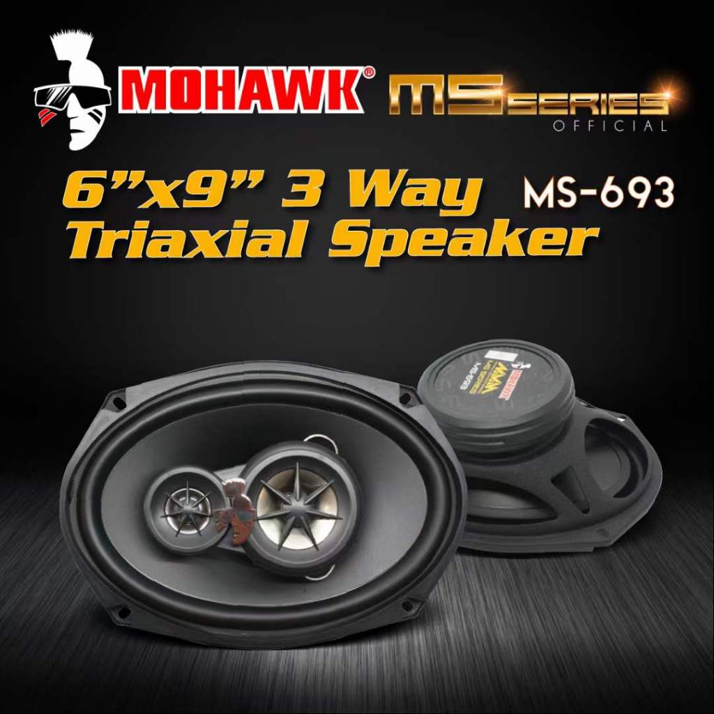 NEW!!!MOHAWK MS-Series Ms-693 6x9" Inch 3-way triaxial Speaker 160watts (100%Original) | Shopee ...