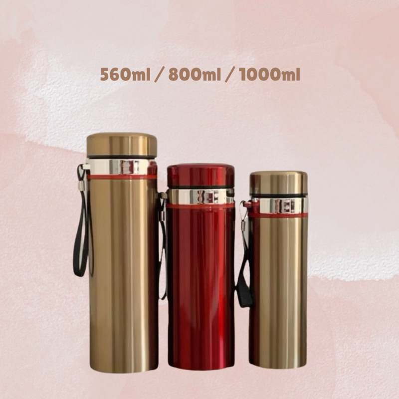 Stainless Steel 304 1000ml Multi-Color Thermal Flask Bottle Tumblr ...