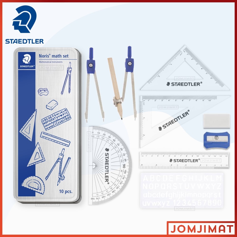 Staedtler Noris Math Set 557 10 / Mathematical Instruments Geometry ...