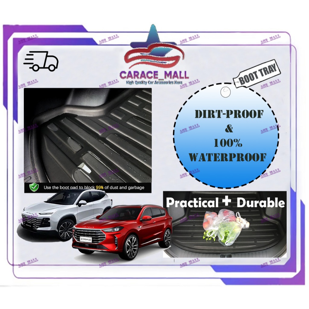JETOUR DASHING JETOUR X70 PLUS Boot Tray OEM Car Org Cargo Rear Tray ...