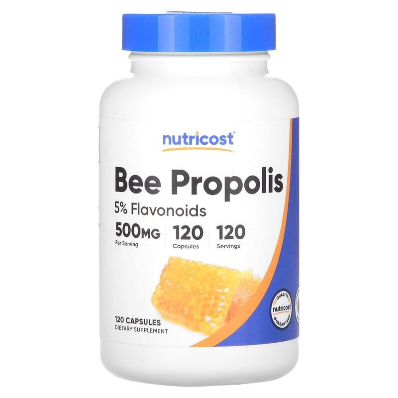 Nutricost, Bee Propolis, 500 mg, 120 Capsules | 5,000 mg, 120 Capsules | Shopee Malaysia