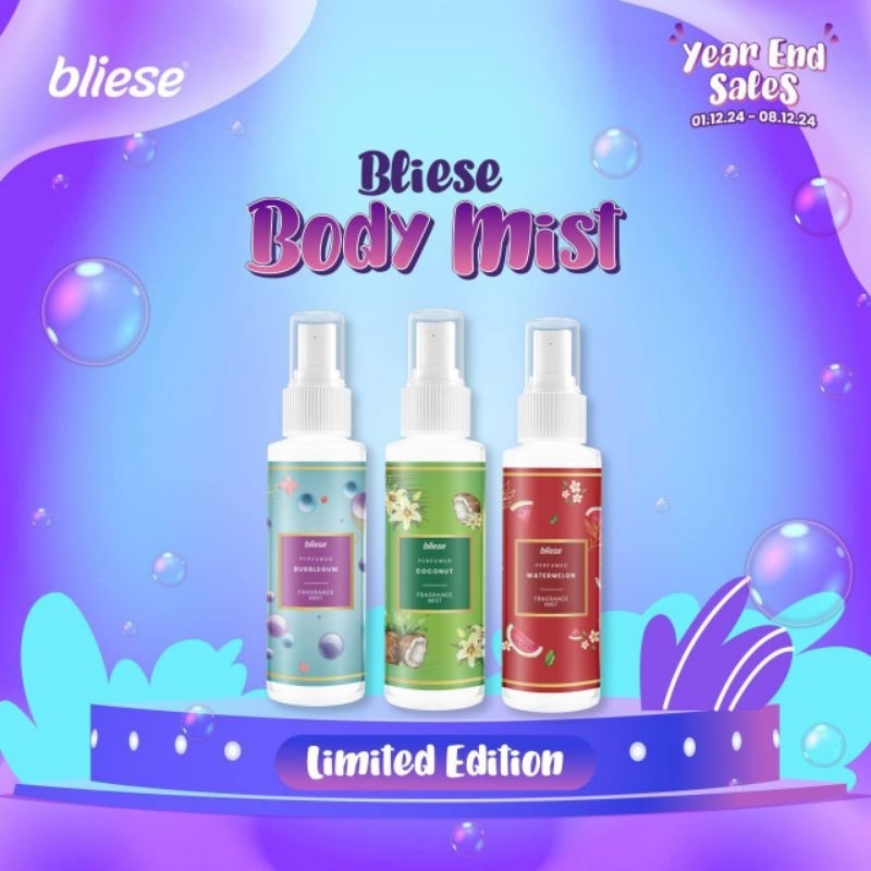 BLIESE BODY MIST🩵 100ML. Bauan inspired dari jenama terkenal. | Shopee ...