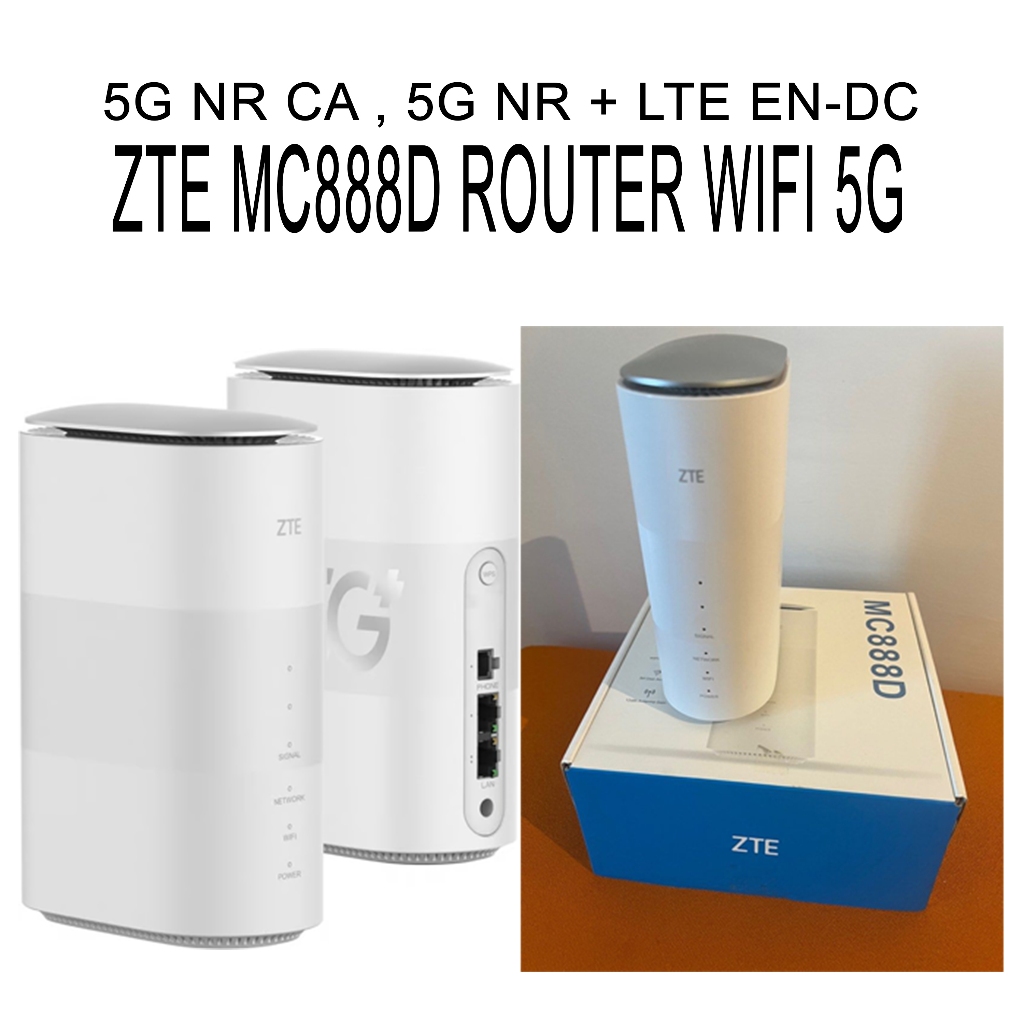 ZTE MC888D ROUTER WIFI 5G -5G NR CA , 5G NR + LTE EN-DC | Shopee Malaysia