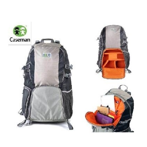 🔥OFFER🔥Caseman DSLR Camera Laptop Backpack AOB3-01 Grey | Shopee Malaysia