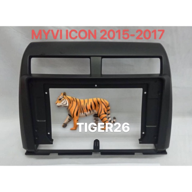 10" INCH ANDROID PLAYER CASING PERODUA MYVI ICON 2015 2016 2017 MATTE ...