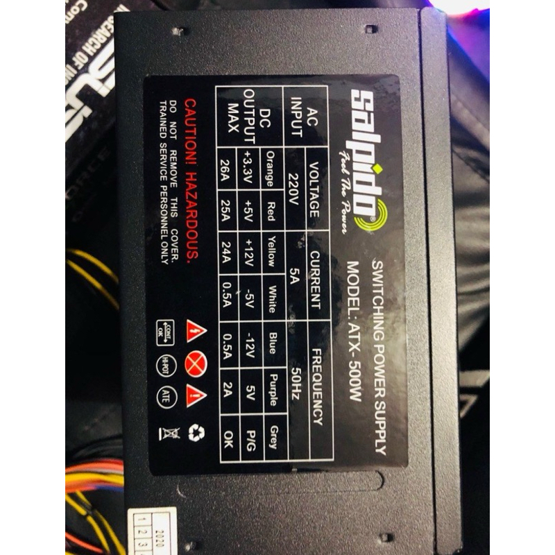 PSU SALPIDO 500W + PCIe GPU (Bundle) | Shopee Malaysia