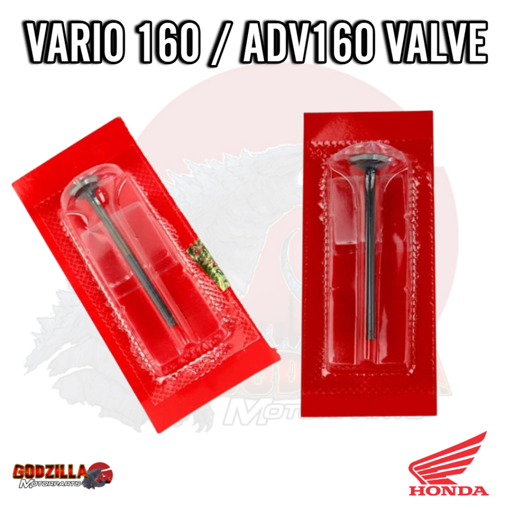HONDA VARIO 160 / ADV 160 EXHAUST & INTAKE VALVE ORIGINAL 14721-K40-F00 ...