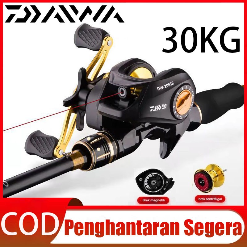 DAIWA Baitcasting Reel Murch Mesin Casting Reel Casting Set Fishing ...