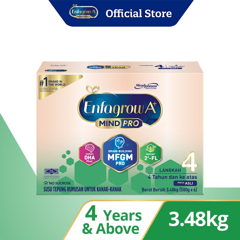 Enfagrow A+ Step 4 - Original Milk Formula Powder (3.48kg) | Shopee ...