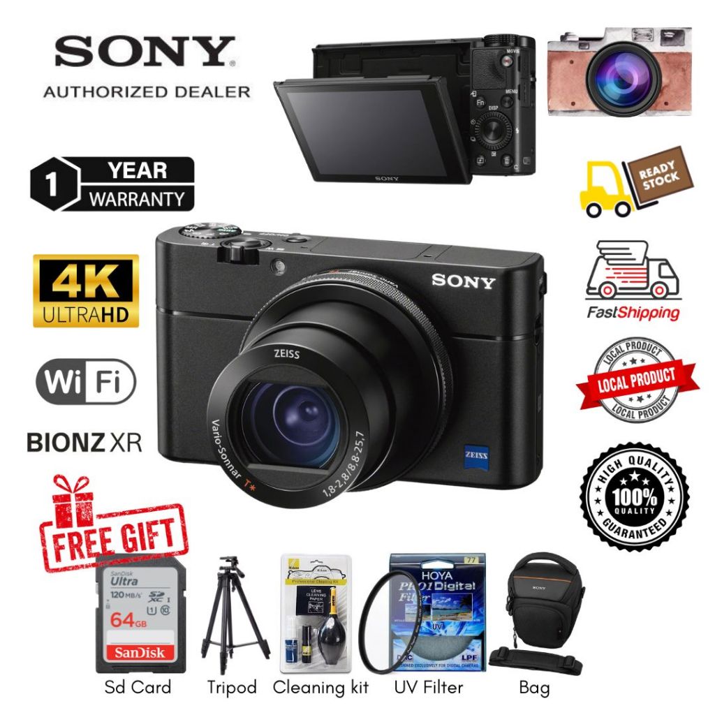 Sony Cyber-shot DSC-RX100 RX100 5A VA Digital Camera ( 1 Year Warranty ...
