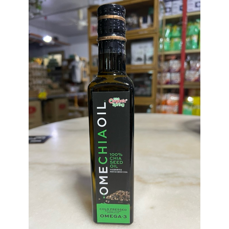 ORGANIC SPRING Ome Chia Oil 250ml 有机奇异仔油Omega 3 Chia Seed oil | Shopee ...