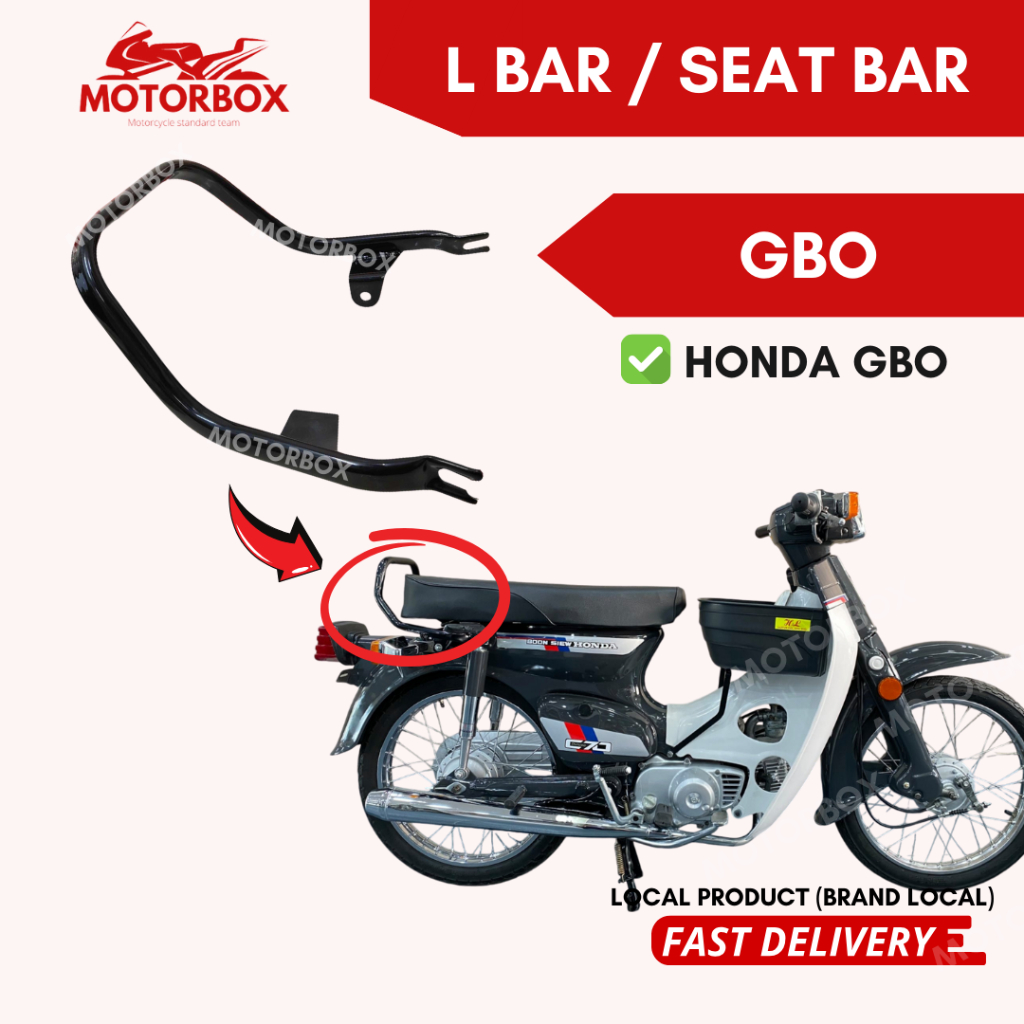 GBO L BAR - HONDA GBO FIRST MODEL HANDLE SEAT BAR SPOILER L-BAR REAR ...