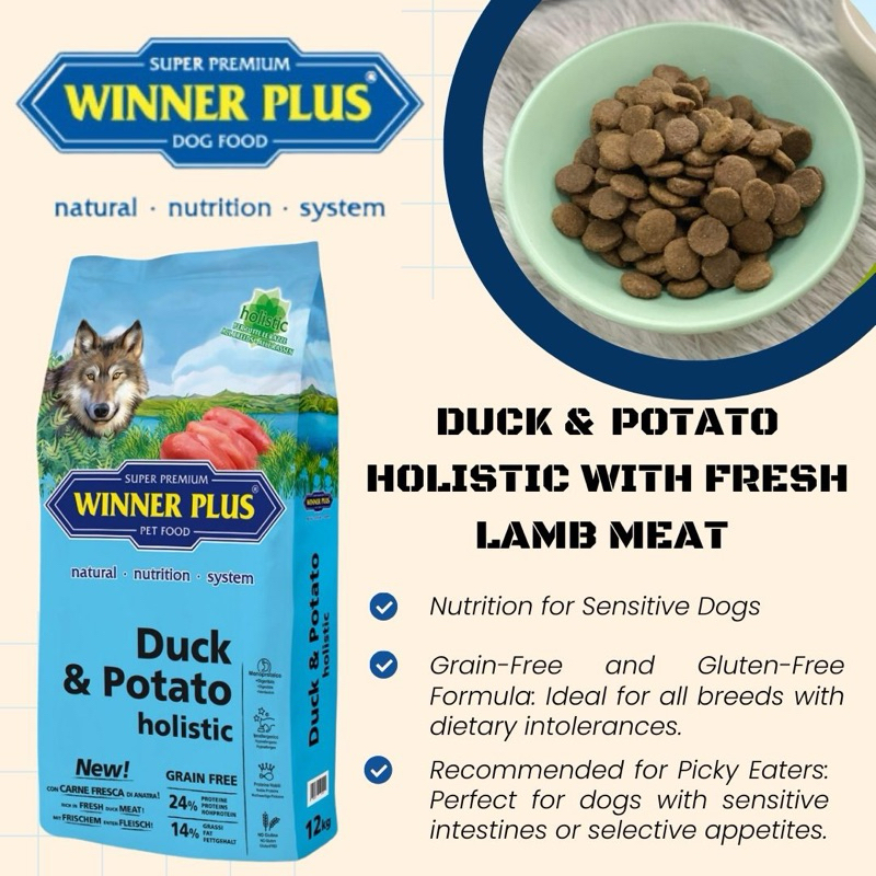 Winner Plus Duck and Potatoes 2KG | Shopee Malaysia