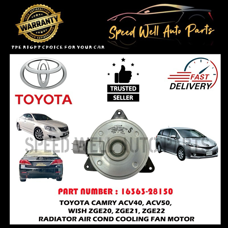 TOYOTA CAMRY ACV40, ACV50 , WISH ZGE20, ZGE21, ZGE22 RADIATOR AIR COND ...
