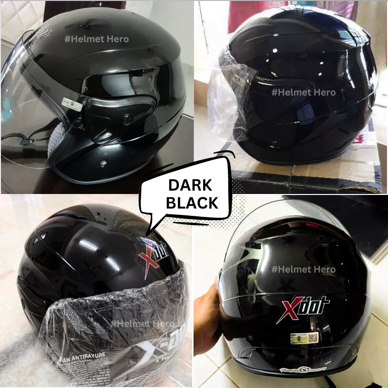 X-DOT Helmet G618 helmet open face helmet xdot helmet G618 with SIRIM ...