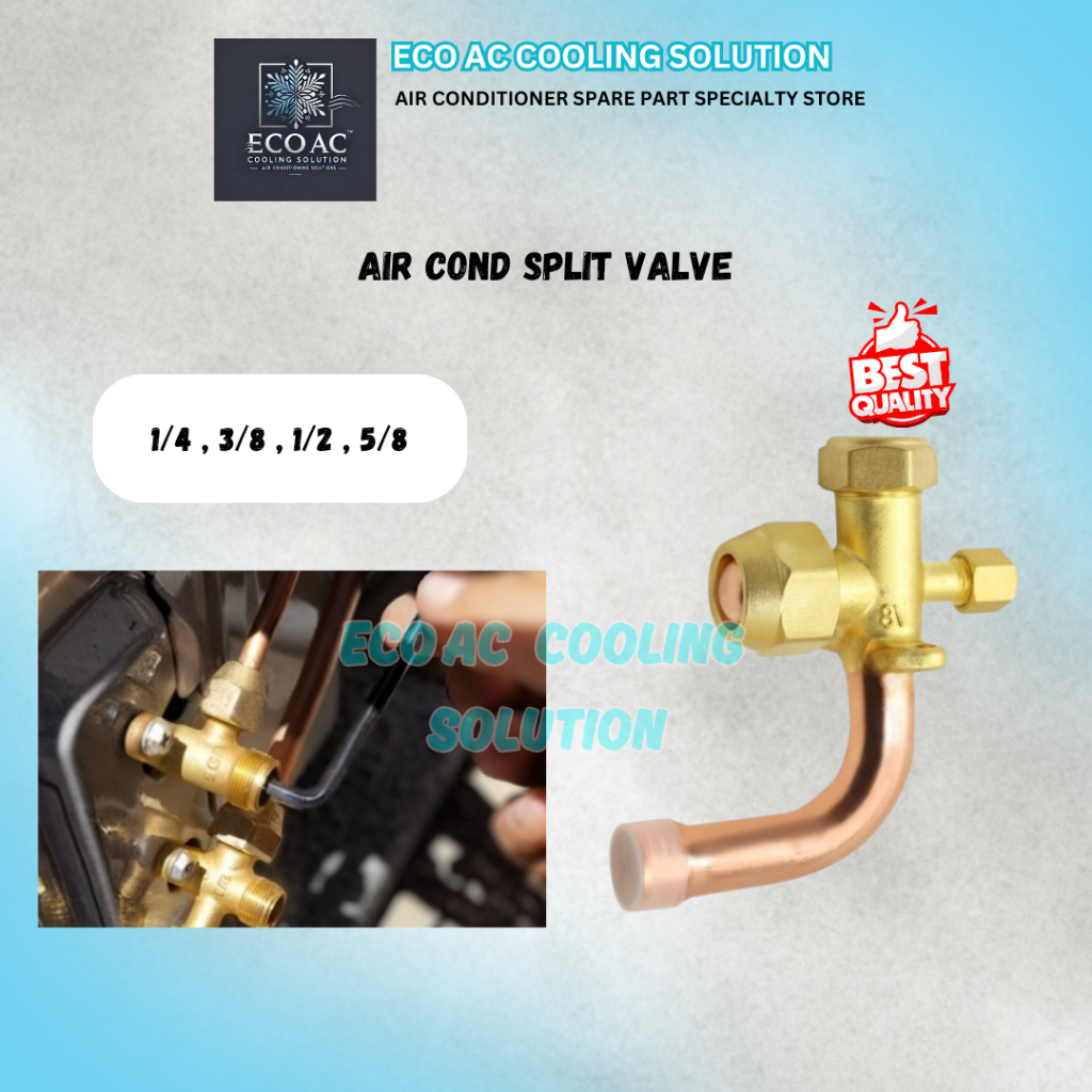 AIR COND SPLIT VALVE / 2-WAY VALVE / SERVICE VALVE / VALVE AIR-COND ...