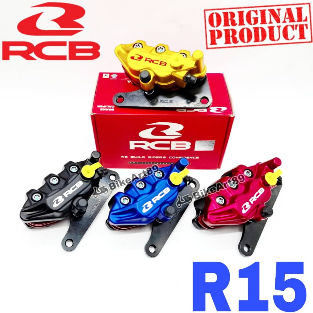 RCB Front Caliper Yamaha R15 S Series 2 Pot Accessories Motor Cover ...