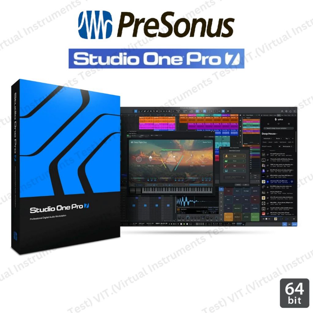 Studio One Pro 7 𝐯𝟕.𝟏.𝟏 (Win/Mac) x64 | PreSonus DAW | Shopee Malaysia