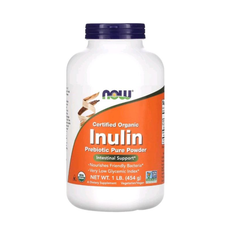 NOW Certified Organic Inulin Prebiotic Pure Powder 454g | Shopee Malaysia
