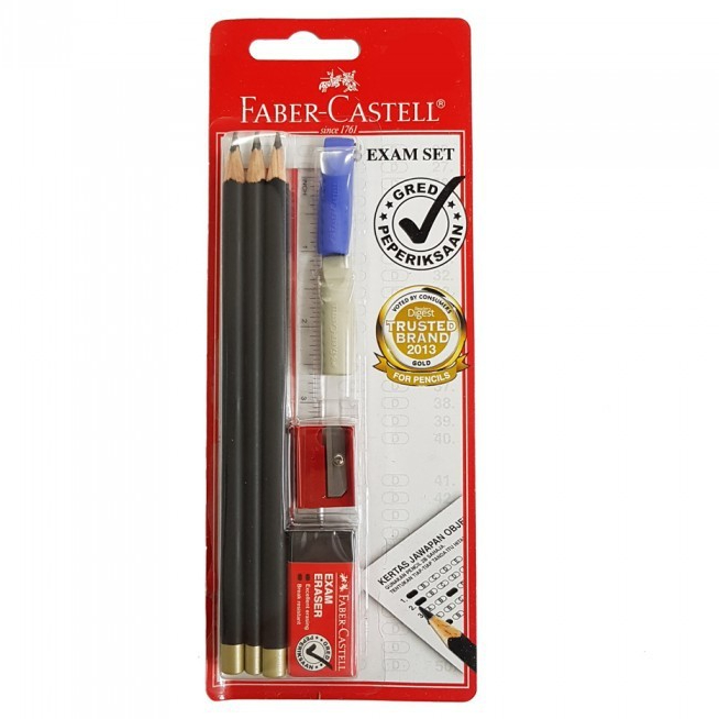 Faber-Castell Basic Exam Set 2B 3750539 | Shopee Malaysia