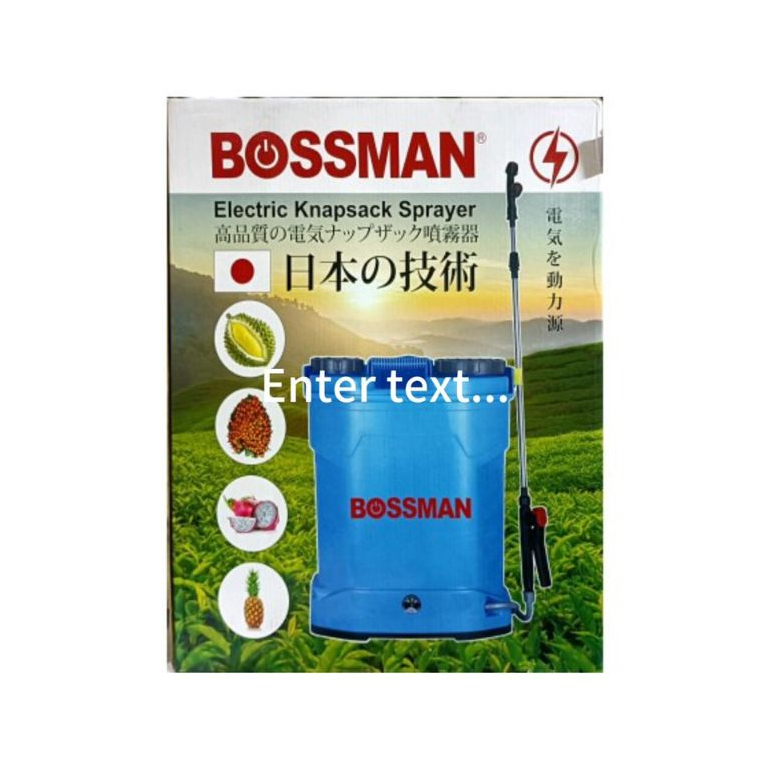 BOSSMAN 16L Battery Pump Electric Knapsack Sprayer Pump BES16 / Pam ...