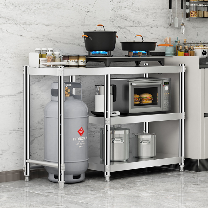 Stainless Steel Kitchen Rack Gas Cylinder Kitchen Racks Vegetable ...