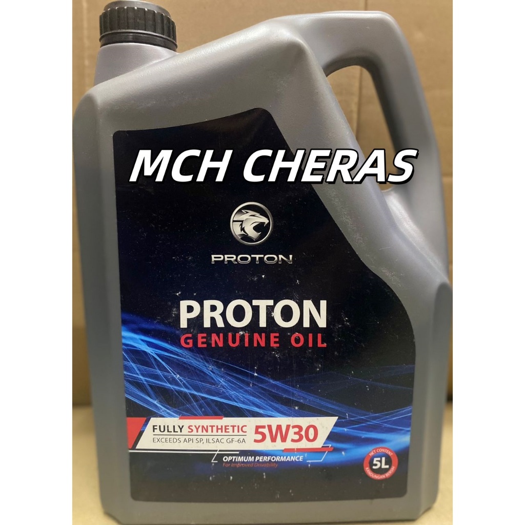 PROTON ENGINE OIL 5W-30 5 LITRE [ FULLY SYNTHETIC ] | Shopee Malaysia