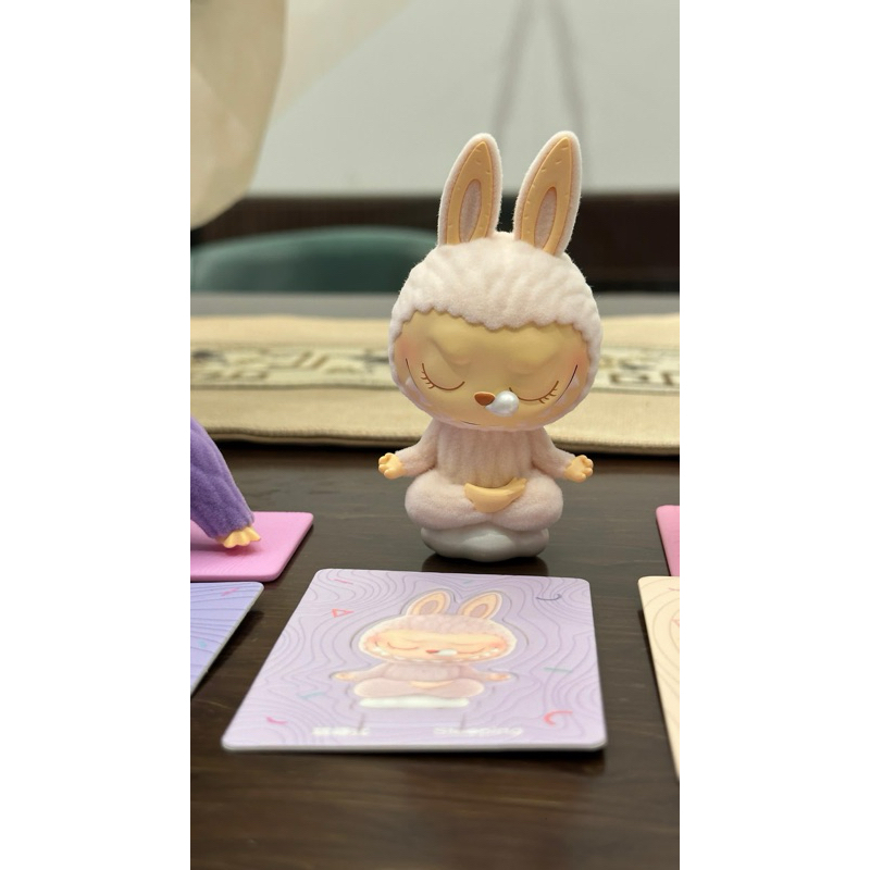 labubu lazy yoga new from popmart china | Shopee Malaysia