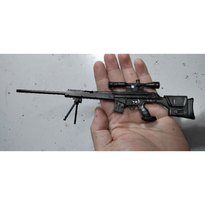 [Ready Stock] Miniature 1/6 SCALE Metallic PAINTED PSG-1 TOY MODEL ...