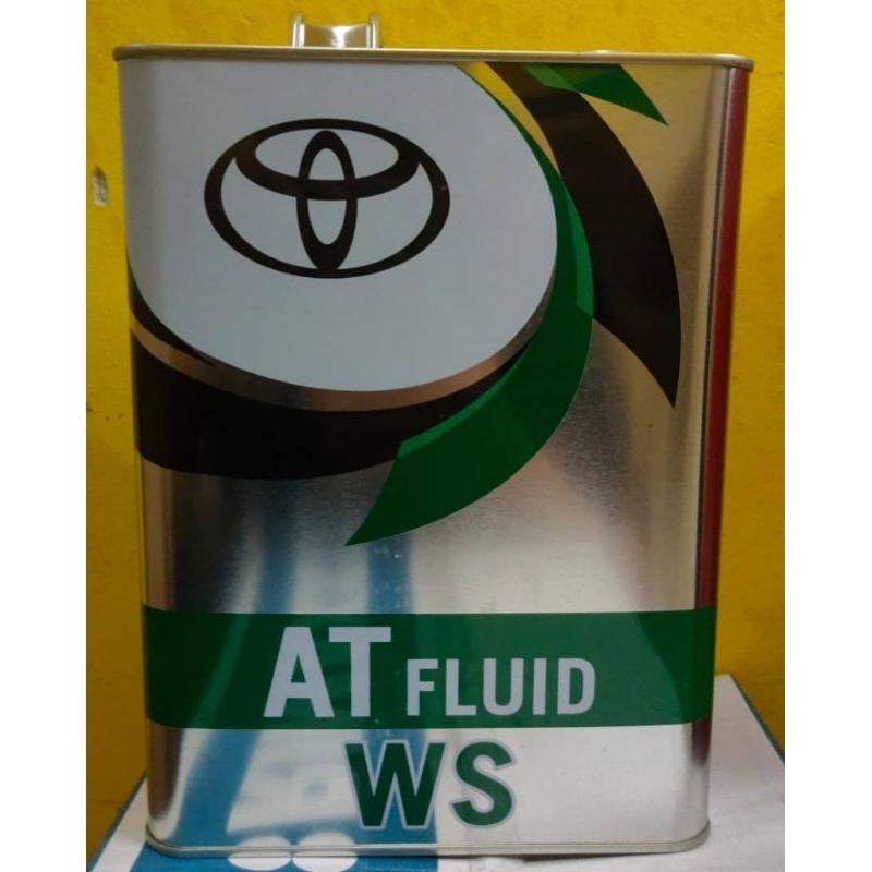 TOYOTA WS ATF FLUID AUTO GEAR OIL WS AT FLUID GREEN 4LITER | Shopee ...