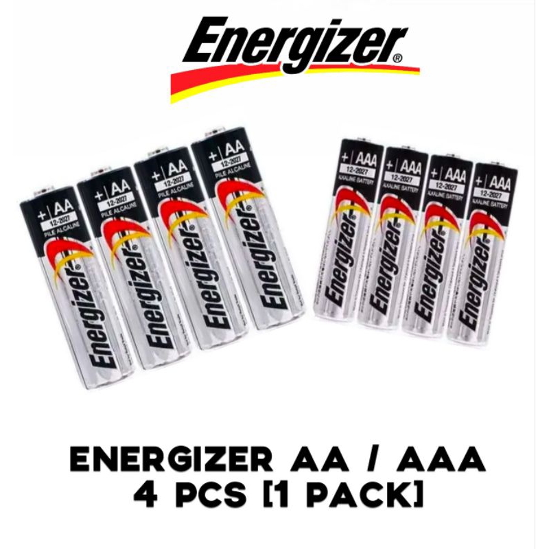 Energizer AA / AAA Alkaline Battery 4PCS(1PACK) | Shopee Malaysia