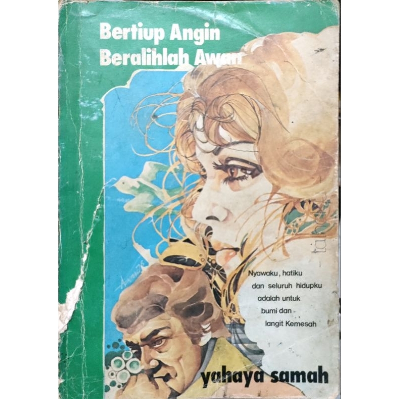 Buku Lama Terpakai Yahaya Samah Bertiup Angin Beralihlah Awan Cetakan ...