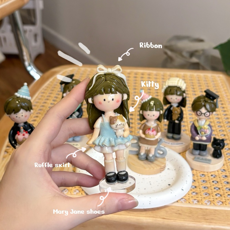 Customise Polymer Clay Figurine Doll Graduation Gift | Shopee Malaysia