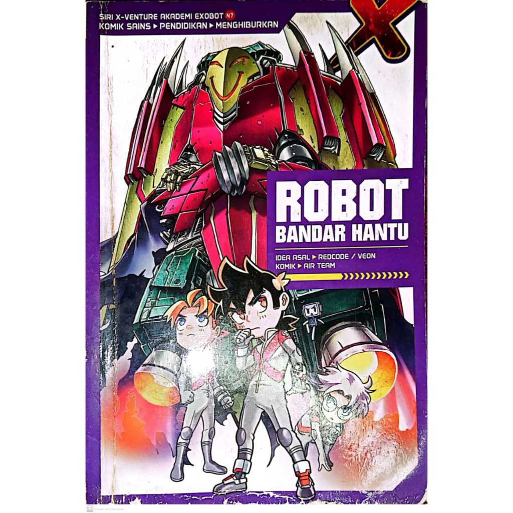 Siri X-Venture Preloved Komik - Akademi Exobot 07: Robot Bandar Hantu | Shopee Malaysia