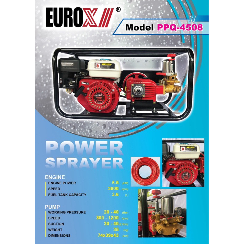 EUROX POWER SPRAYER 6.5hp HEAVY DUTY | Shopee Malaysia